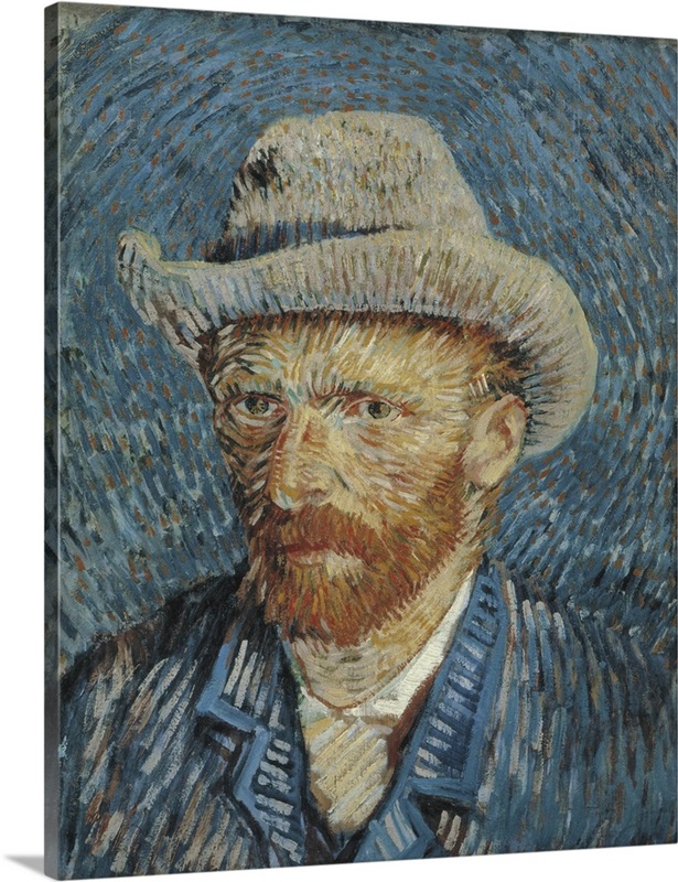 Self Portrait With Felt Hat, 1887-88 | Great Big Canvas
