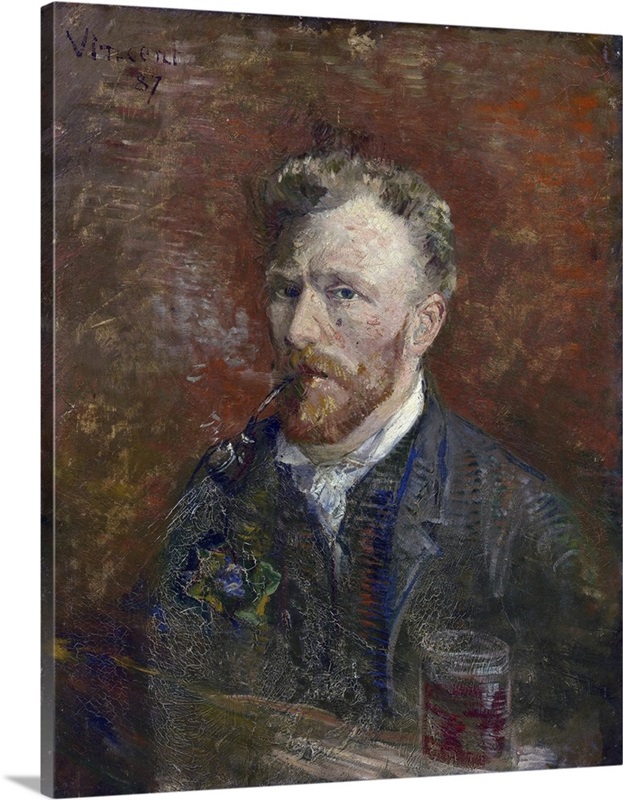 Self-Portrait With Glass, 1887 | Great Big Canvas