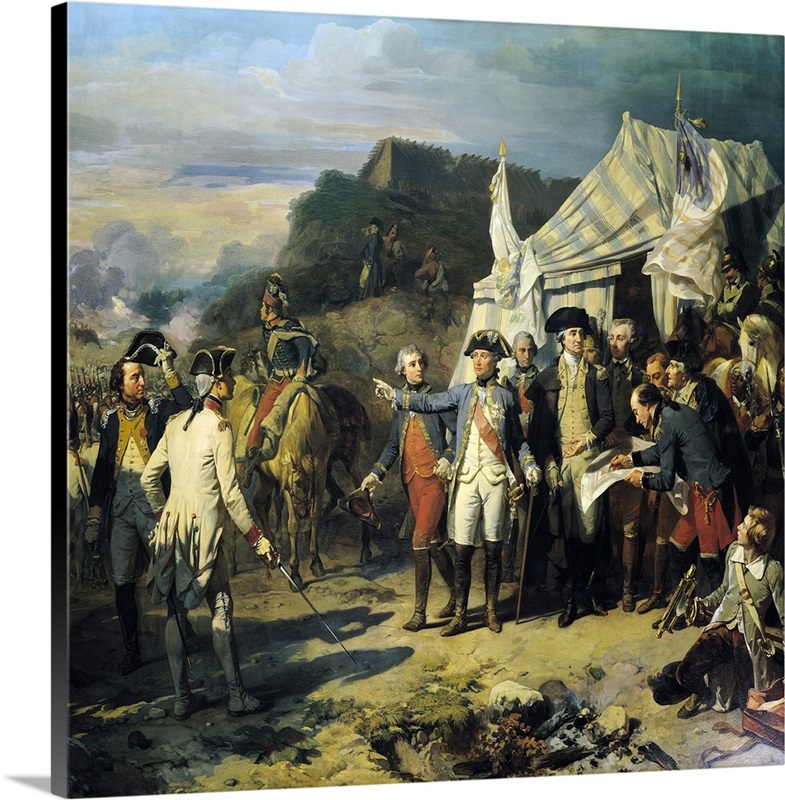 Siege of Yorktown, 17th October 1781, 1836 | Great Big Canvas