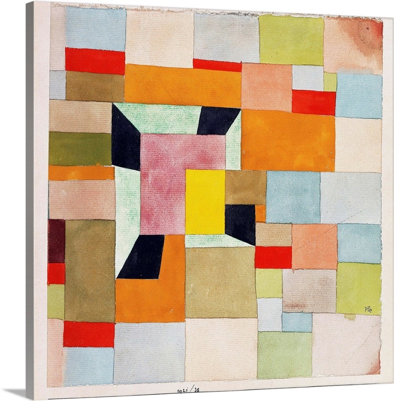 Split Coloured Rectangles | Great Big Canvas