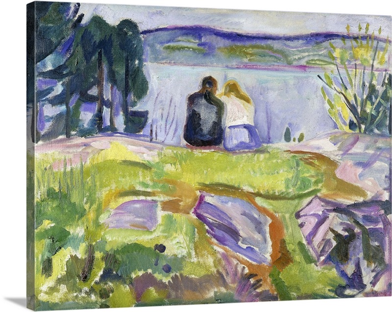 Springtime (Lovers By The Shore) | Great Big Canvas