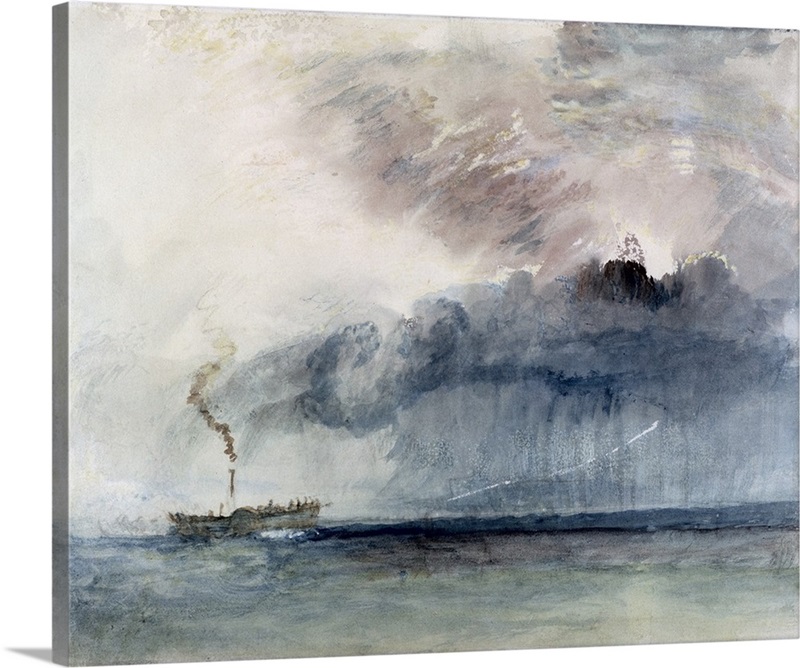 Steamboat in a Storm, c.1841 | Great Big Canvas