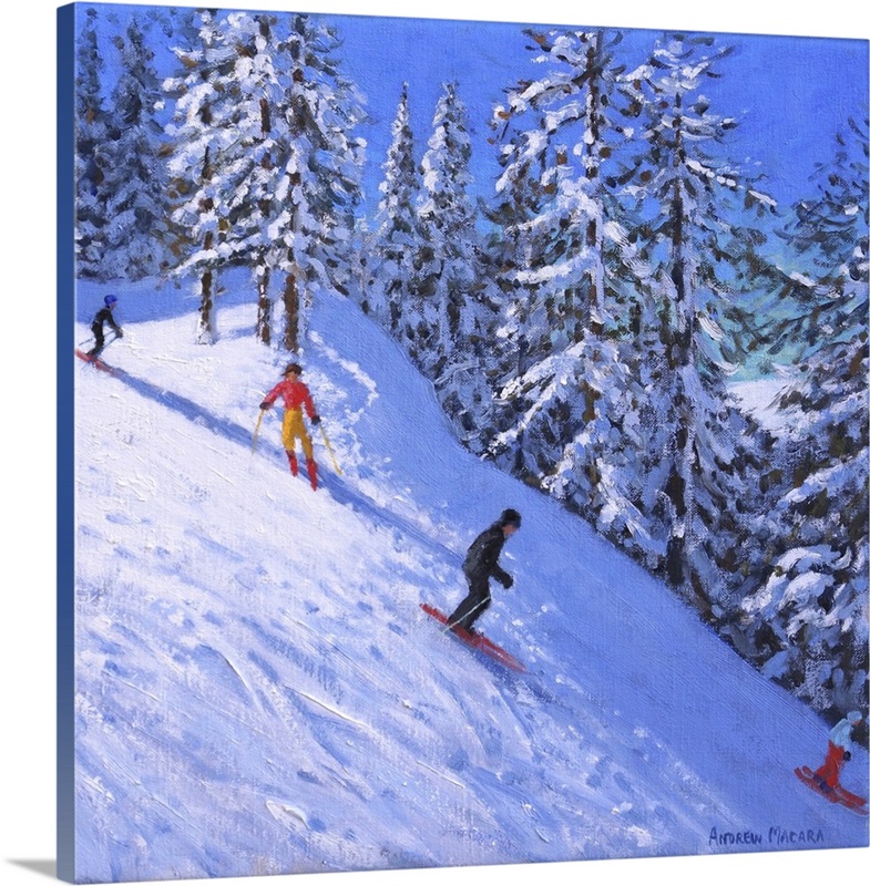 Steep Slope, Les Arcs, France | Great Big Canvas