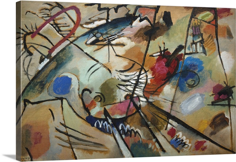 Study For 'Improvisation 24 (Troika II)' 1924 | Great Big Canvas