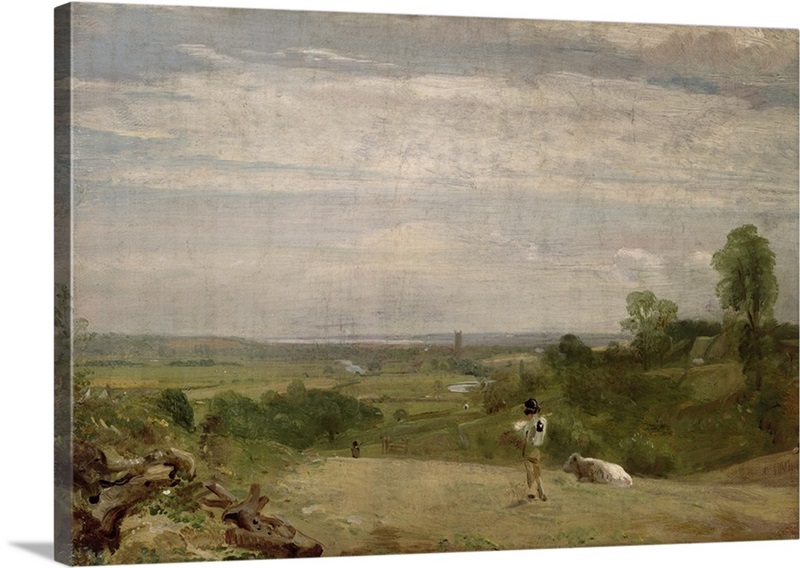 Summer Morning: Dedham from Langham | Great Big Canvas