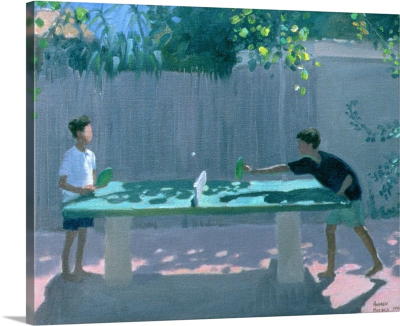 Table Tennis, France, 1996 | Great Big Canvas