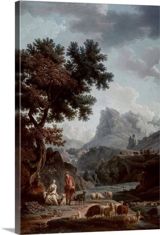 The Alpine Shepherdess | Great Big Canvas