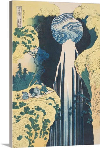 The Amida Waterfall In The Province Of Kiso | Great Big Canvas