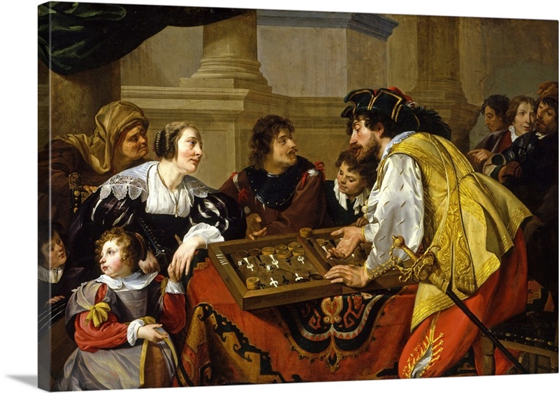 The Backgammon Players, 1634 | Great Big Canvas