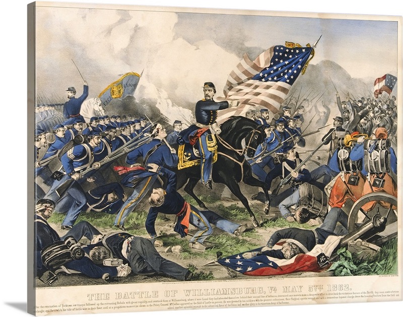 The Battle Of Williamsburg, Virginia On May 5th 1862 | Great Big Canvas