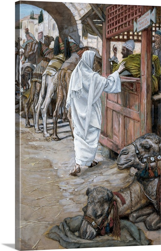 The Calling of St. Matthew, illustration for The Life of Christ, c.1886 ...