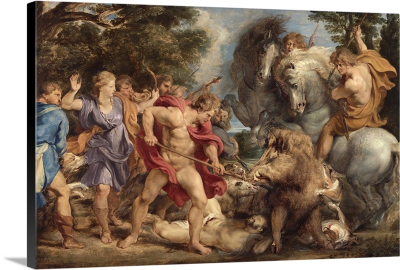 The Calydonian Boar Hunt, c. 1611-2 | Great Big Canvas