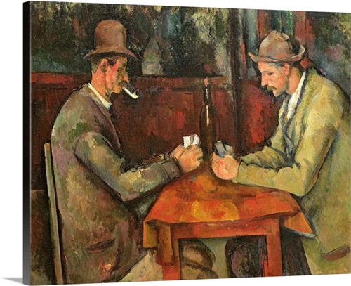 The Card Players, 1893 96 | Great Big Canvas