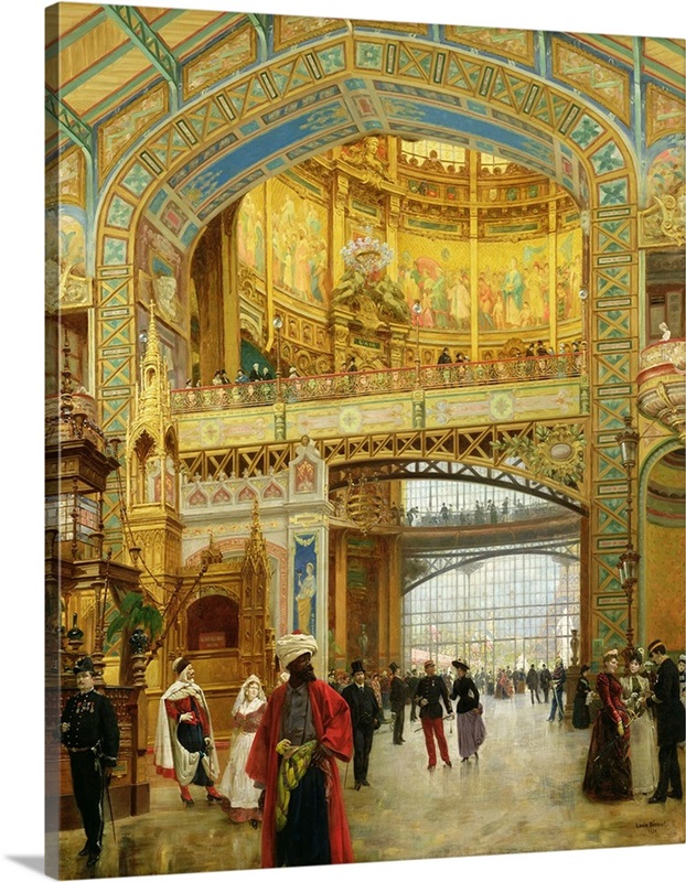 The Central Dome of the Universal Exhibition of 1889 | Great Big Canvas