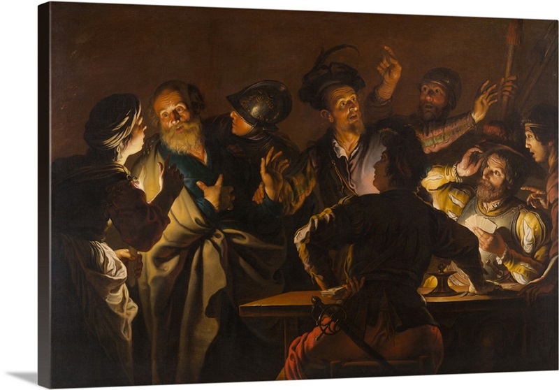The Denial Of St Peter, C1620-1625 | Great Big Canvas
