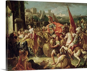 The Entrance of Alexander the Great (356 23 BC) into Babylon Wall Art ...