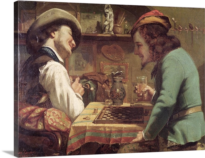 The Game of Draughts, 1844 | Great Big Canvas