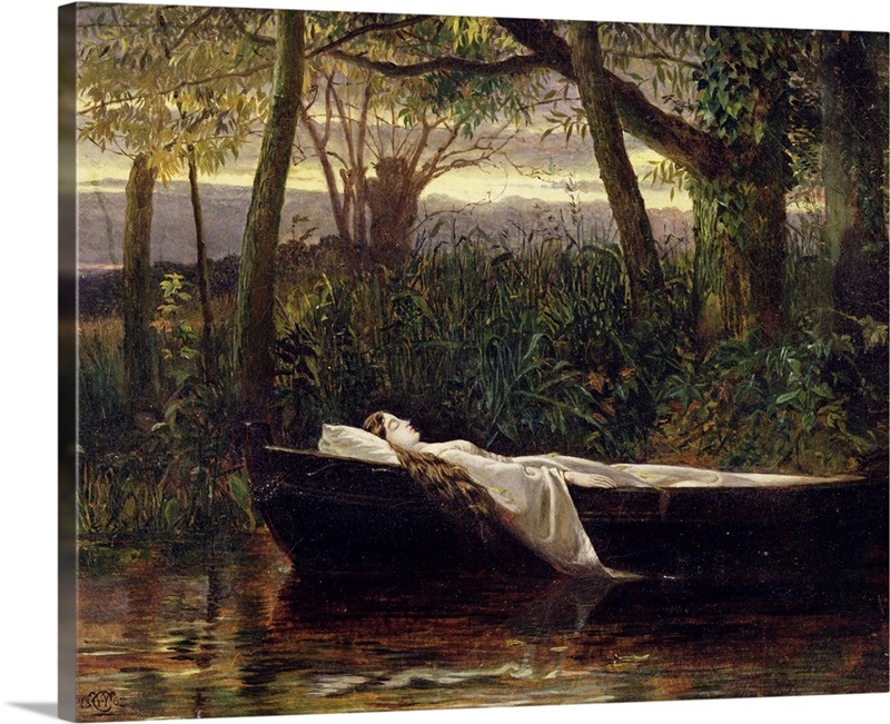 The Lady of Shalott, 1862 | Great Big Canvas