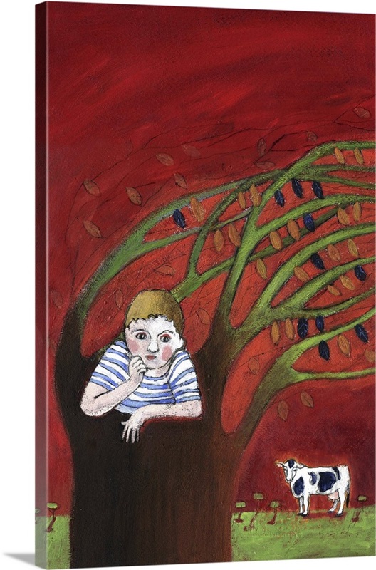 The Loneliness Of An Orphan Child, Alone In A Tree, The Wind In The ...