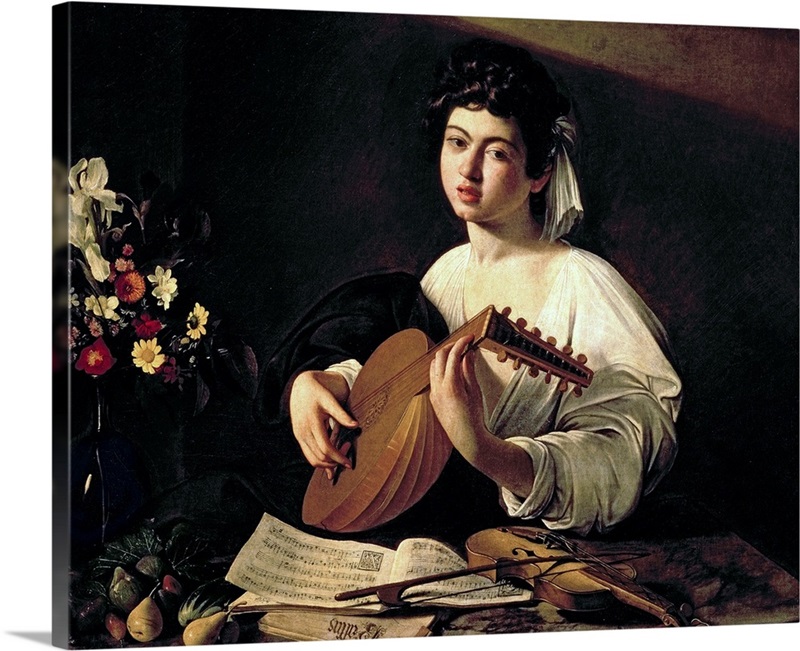 The Lute Player, c.1595 | Great Big Canvas