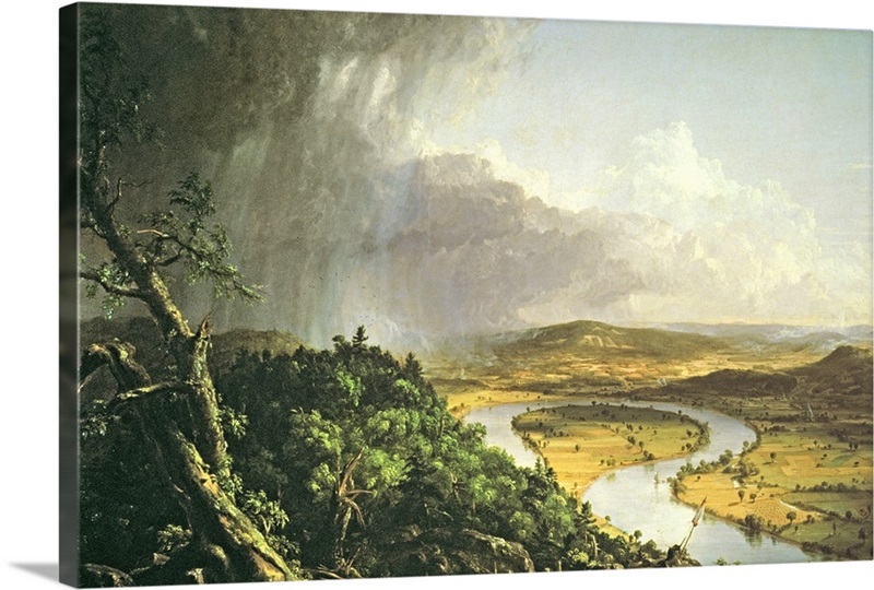 The Oxbow (the Connecticut River near Northampton) 1836 | Great Big Canvas