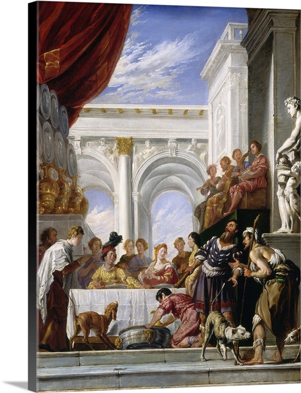 The Parable of Lazarus and the Rich Man, 1618-28 | Great Big Canvas