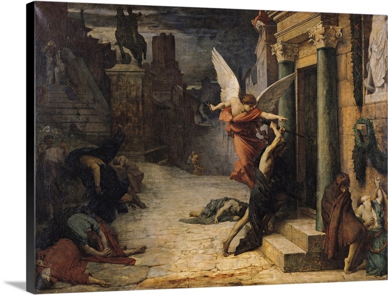 The Plague in Rome, 1869 | Great Big Canvas