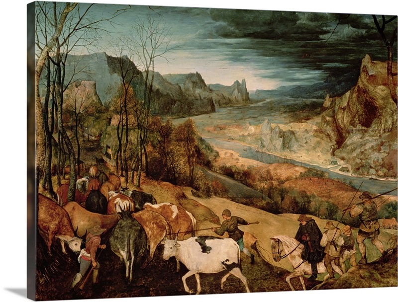 The Return of the Herd (Autumn) 1565 | Great Big Canvas