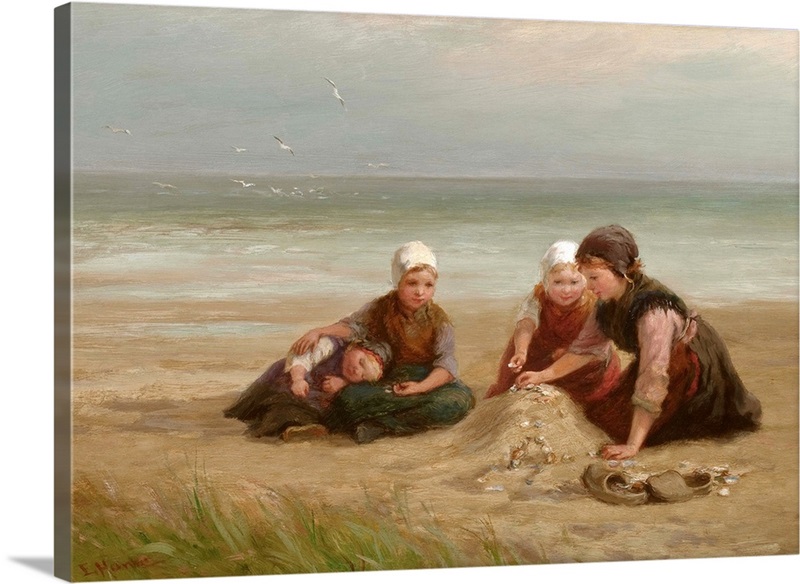 The Shell-Gatherers | Great Big Canvas