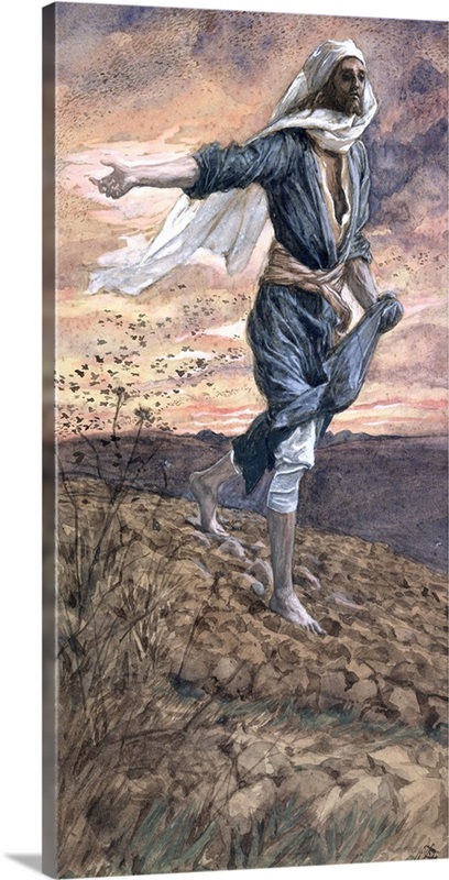The Sower, illustration for The Life of Christ, c.1886-94 | Great Big ...