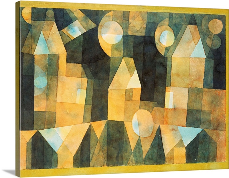 Three Houses And A Bridge | Great Big Canvas