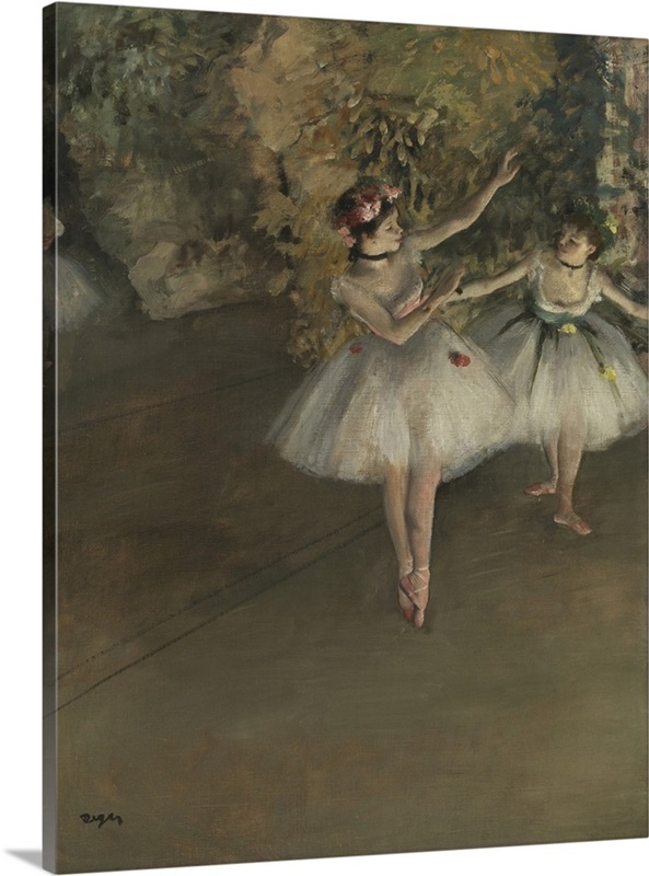 Two Dancers On A Stage, 1874 | Great Big Canvas