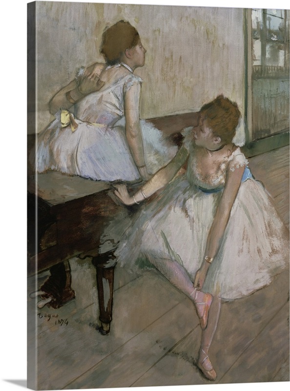 Two Dancers Resting, 1874 | Great Big Canvas