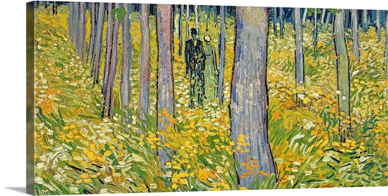 Undergrowth with Two Figures, 1890 | Great Big Canvas