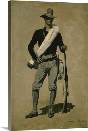 US Soldier, Spanish-American War (A First-Class Fighting Man) 1899 ...