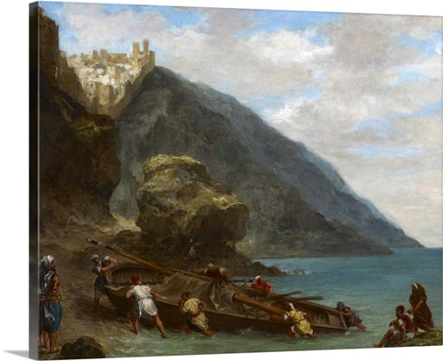 View of Tangier from the Seashore, 1856-8 | Great Big Canvas