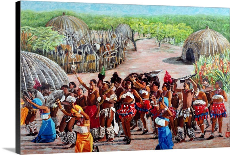 Zulu Celebration, 1989 | Great Big Canvas