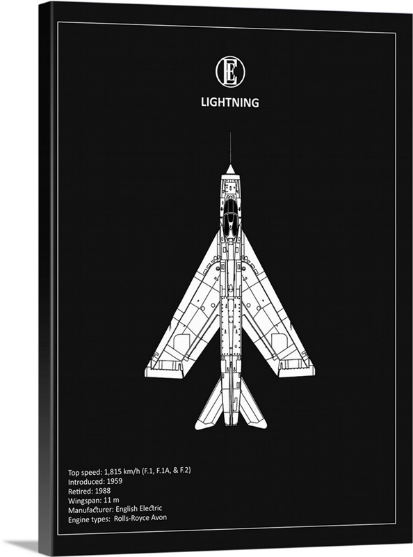 BP EE Lightning Black Wall Art, Canvas Prints, Framed Prints, Wall ...