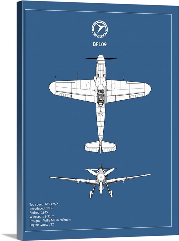 BP Messerschmitt ME 109 | Great Big Canvas