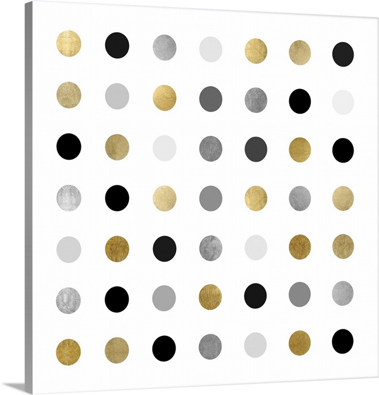 Circle Seven Gold Silver | Great Big Canvas