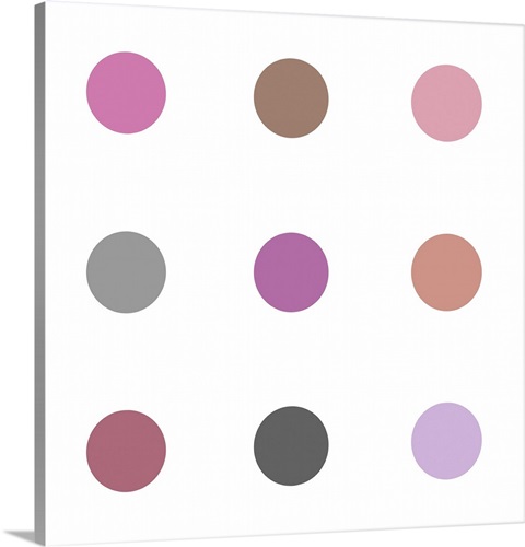 Circle Three Pink Wall Art, Canvas Prints, Framed Prints, Wall Peels ...