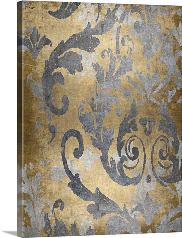 Damask in Gold II | Great Big Canvas