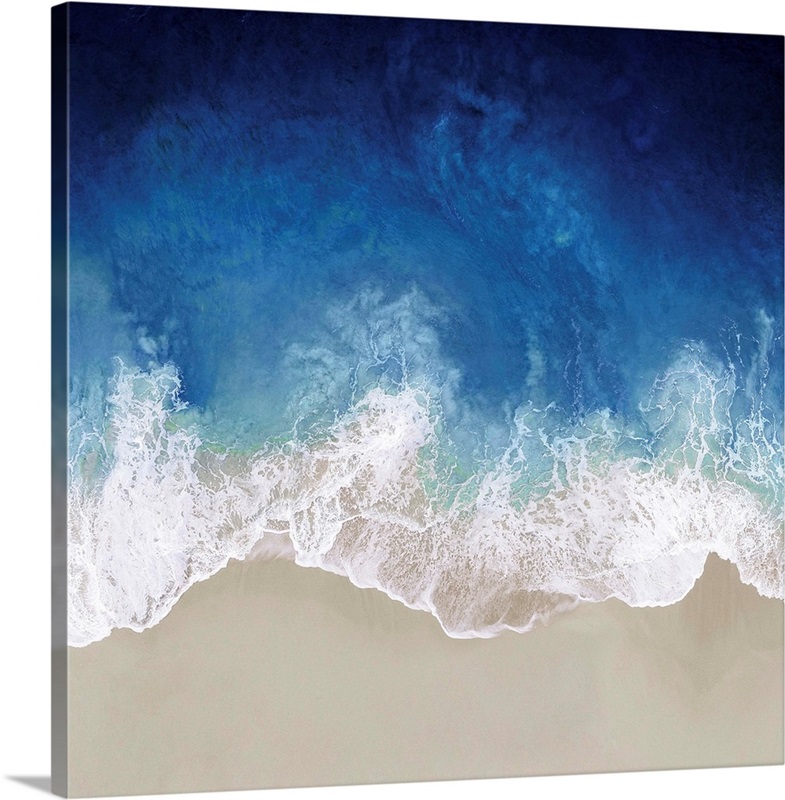 Indigo Ocean Waves I | Great Big Canvas