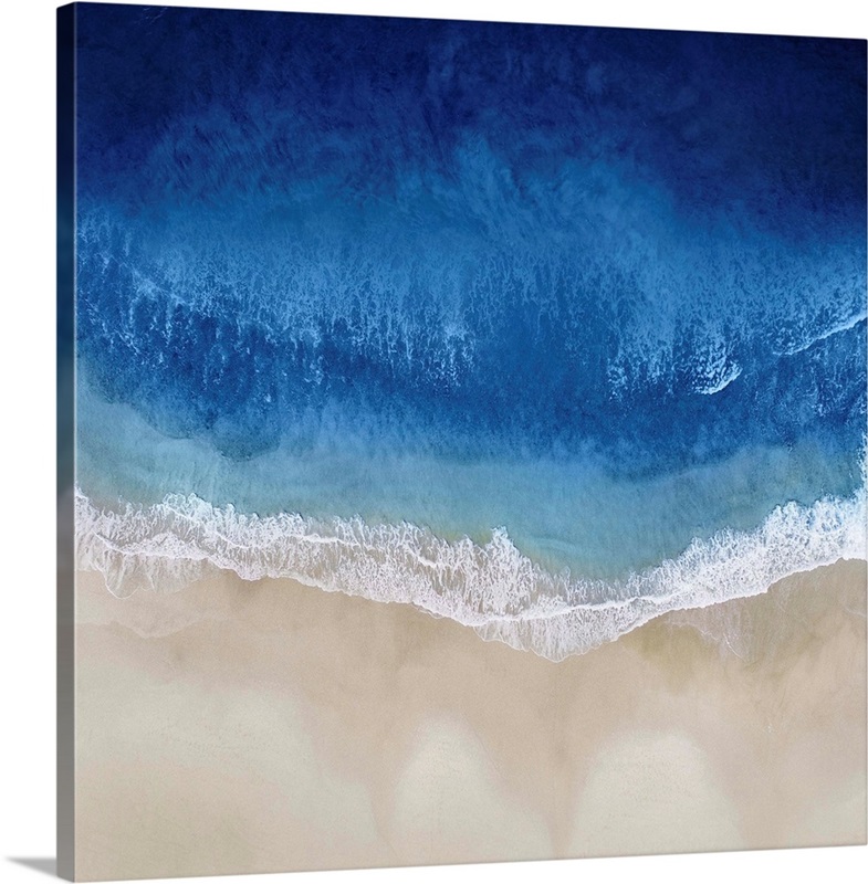 Indigo Ocean Waves II | Great Big Canvas