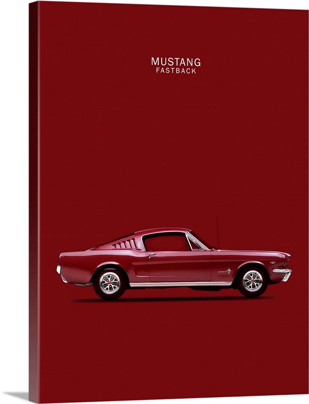 Mustang Fastback 65 | Great Big Canvas