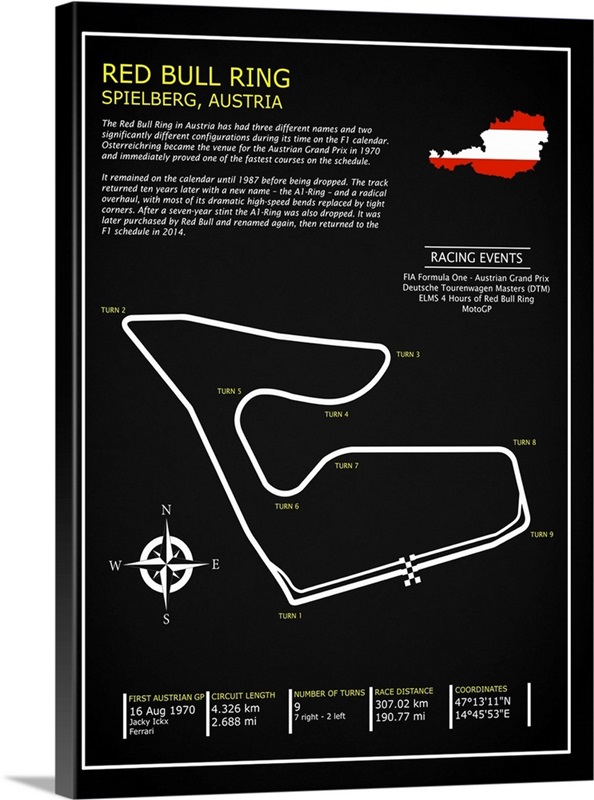Red Bull Ring Austria BL | Great Big Canvas