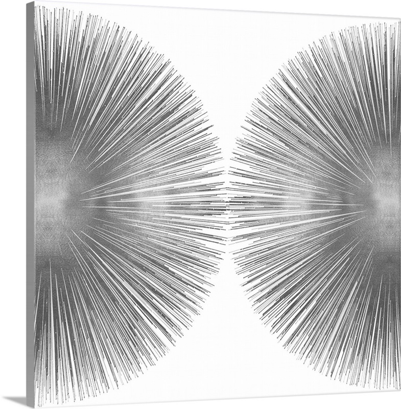Silver Sunburst II | Great Big Canvas