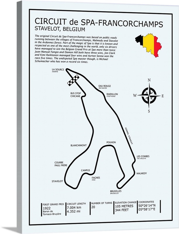 Spa-francorchamps Circuit | Great Big Canvas