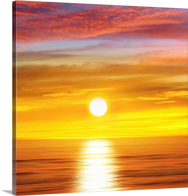 Sunlit Ocean II | Great Big Canvas