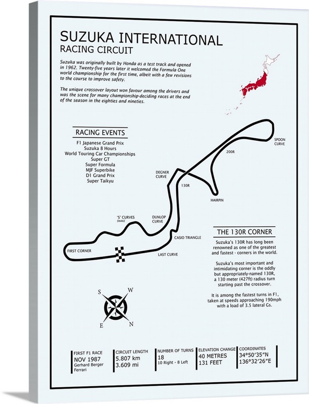 Suzuka Int Racing Circuit | Great Big Canvas